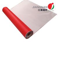 China 666 C SS High Temperature Fiberglass Fabric Reinforced With SS Wire Coated With Silicone Coating for sale