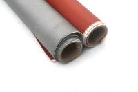 China Stainless Steel Wire M850 1-Side 120gsm Grey Silicone Coating That Used For Removale Jacket And Smoke Curtain for sale