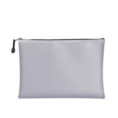 China Waterproof Fireproof Document Holder Silicone Coated Foil Coated Fiberglass Fabric for sale