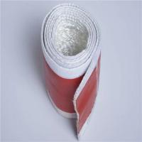 China Red Silicone Rubber Fiberglass Sleeving Protection Of Industrial Hoses for sale