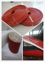 China High Temperature Protection Glass Fiber Braided with Silicone Rubber Coated for sale
