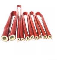 China Heat Insulation Heat Shield Fire Sleeve Silicone Coated Fiberglass for sale