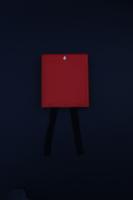 China Plastic Injection Molded Box Square Red PVC Plastic Profile For Fire Blanket for sale
