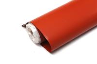 China Red Silicone Rubber Coated Fiberglass Fabric With Heat Resistance for sale