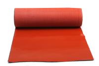 China Non Flammable Silicone Coated Fiberglass Cloth Red for sale