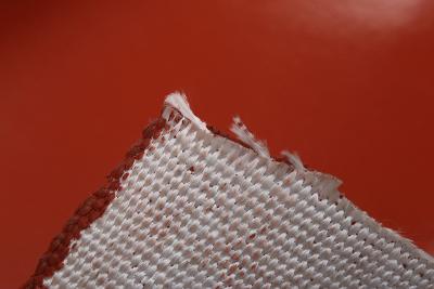 China Industrial Smooth Silicone Fiberglass Cloth Soft High Temperature Resistance for sale