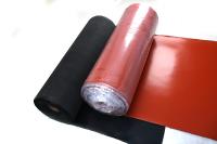 China High Temperature Resistant 1.5m Silicone Coated Fiberglass Cloth Plain Woven for sale