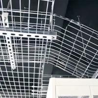China Cable Tray Ceiling Cable Basket Stainless Steel Wire Mesh Tray for sale