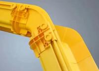 China Fiber Optic Cable Duct System Yellow Duct Yellow Fiber Duct for sale