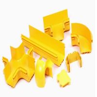 China Yellow Fiber Duct PVC Plastic Cable Tray ABS Raceway for sale