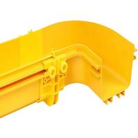 China Fiber Runner Cable Routing System PVC Raceway for sale
