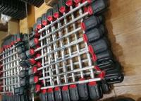 China 1.3m Crocodile Mouth Olympic Dumbbell Bar With Threaded Handle Barbell Bar for sale