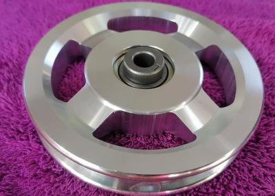 China 4.5 Inch Multifunction Fitness Equipment Steel Cable Pulley Wheels For Health Clubs for sale