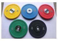 China Iron Barbell Weight Plates With Grip Material 2.5cm-5cm Thickness for sale