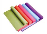 China 3 - 8mm Thick Fitness Yoga Mat / Gym Exercise Mat Anti Slip Single Colour for sale