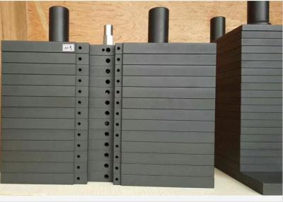 China Black Paint Coated Gym Weight Stack 12'' * 4'' * 0.75'' Size for Professional Workouts for sale