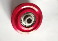 China Red Gym Equipment Pulley 2.75 Inch Alloy Material Fitness Equipment Pulley for sale