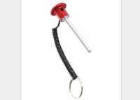 China Small Red Colour Cap of  Alloy Weight Machine Pins / Gym Equipment Weight Pins for sale