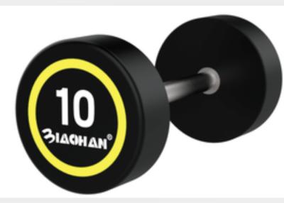 China 2kg - 30kgs Gym Fitness Dumbbell / Gym Accessory PU Dumbbells For Commercial Clubs for sale