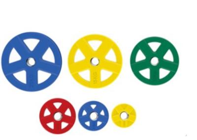 China Low Noise Weightlifting Plates Rubber Coated Versions High Impact Resistance Durable Plates Designed for Heavy Duty Gym for sale