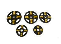 China Professional Gym Steel Weight Plates Logo Available Black Color For Gym Clubs for sale