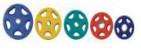 China Commercial Metal Weight Plates , Weightlifting Bumper Plates With Rubber / Steel Material for sale