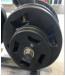 China Black Rubber Weight Plates , 2.5kg - 20kg Weight Lifting Plates For Barbell Training for sale