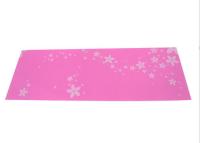 China Durable Anti Slip Yoga Mat , Easy Carry Lightweight Soft PVC Yoga Mat for sale