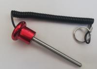 China 37x30x10x100mm Weight Pin For Home Gym By Oxidation Surface Treatment for sale