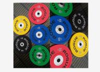 China Low Noise Rubber Coated Barbell Weight Plates Featuring Iron Handle Designed for Commercial Clubs Durable Fitness Plates for sale