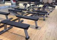 China 1230mm PU Leather 3.0mm Pipe Weight Lifting Flat Bench for sale