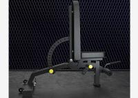China Gym Fitness 1230mm 2.5mm Pipe Weight Lifting Bench for sale