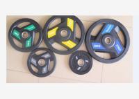 China Barbell Training 2.5kg 20kg Rubber Weight Plates for sale