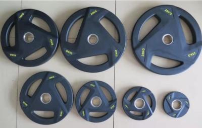 China All For Commercial Clubs Barbell Weight Plates Low Noise Rubber Coated Versions Unit Weight 2.5lb 20kgs Durable Gym Equipment for sale