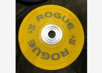 China Black PU Rubber Barbell Weight Plates / Weight Lifting Plates 2.5 - 25kgs for sale