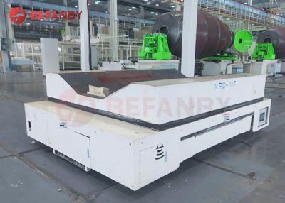 China Steerable Trackless Transfer Cart V Frame For Paper Industry Q235 Material for sale