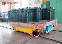 China Industry Motorized Material Transfer Rail Cart 100 Ton for sale