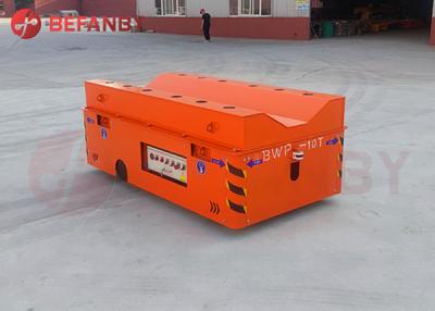 China Steel Electric Trackless Transfer Cart Precast Concrete Workshop Using 10 Ton for sale