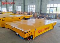 China Industrial Field Tracks Electric Flatbed Trolley KPX 5T 0 - 20m/Min for sale