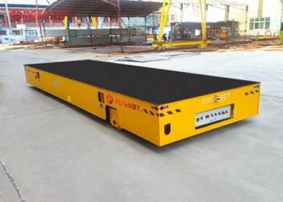 China Battery Electric Trackless Transfer Cart 3ton With Joystick Remote Control for sale