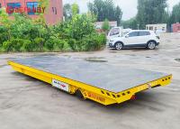 China Heavy Duty Trackless Transfer Cart 10 Ton For Steel Plant for sale