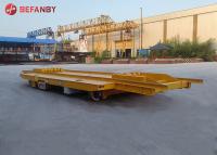 China Customized Aluminium Plant Electrical DC Motor Rail Transfer Cart for sale