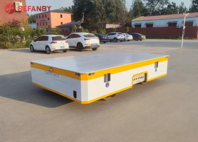 China Heavy Industry 80ton Trackless Transfer Cart On Cement Floor for sale