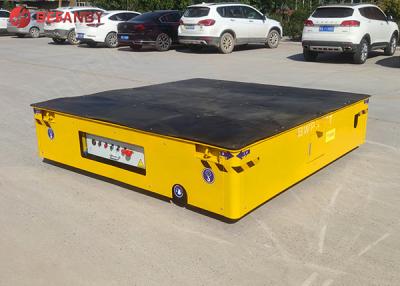 China Battery Powered Trackless Transfer Cart 30 Ton Electric Trolley No Rail for sale