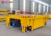 China Electric Cable Driven Motorized Transfer Cart On Rail 0 - 20m/Min for sale
