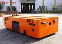 China Tabletop Transport With Chain PU Wheel Trackless Transfer Trolleys for sale
