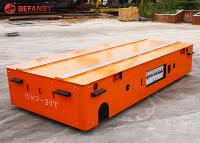 China Pipe Transport 2 Ton Battery Operated Steerable Transfer Cart for sale