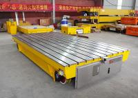 China Heavy Duty Electrically Operated Rail Transfer Cart / Trolley For Industrial Field for sale