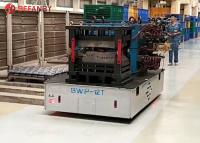 China 12 Tons Flexible Trackless Electric Cart For Mold Transfer for sale