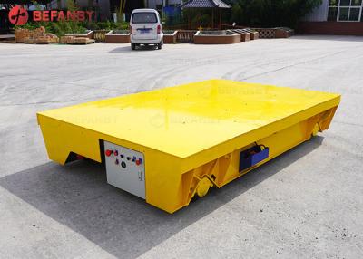 China Material Transfer Electric Flatbed Heavy Trolley 1000 Kg for sale